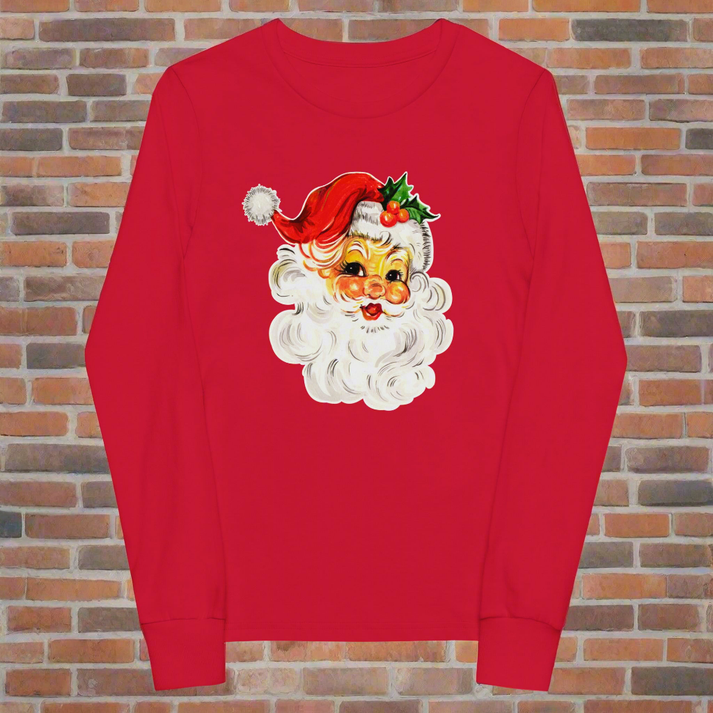 Santa Clause Youth Long Sleeve – On the Go with Princess O