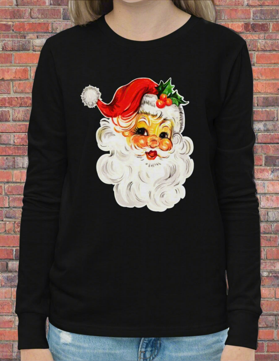Santa Clause Youth Long Sleeve – On the Go with Princess O
