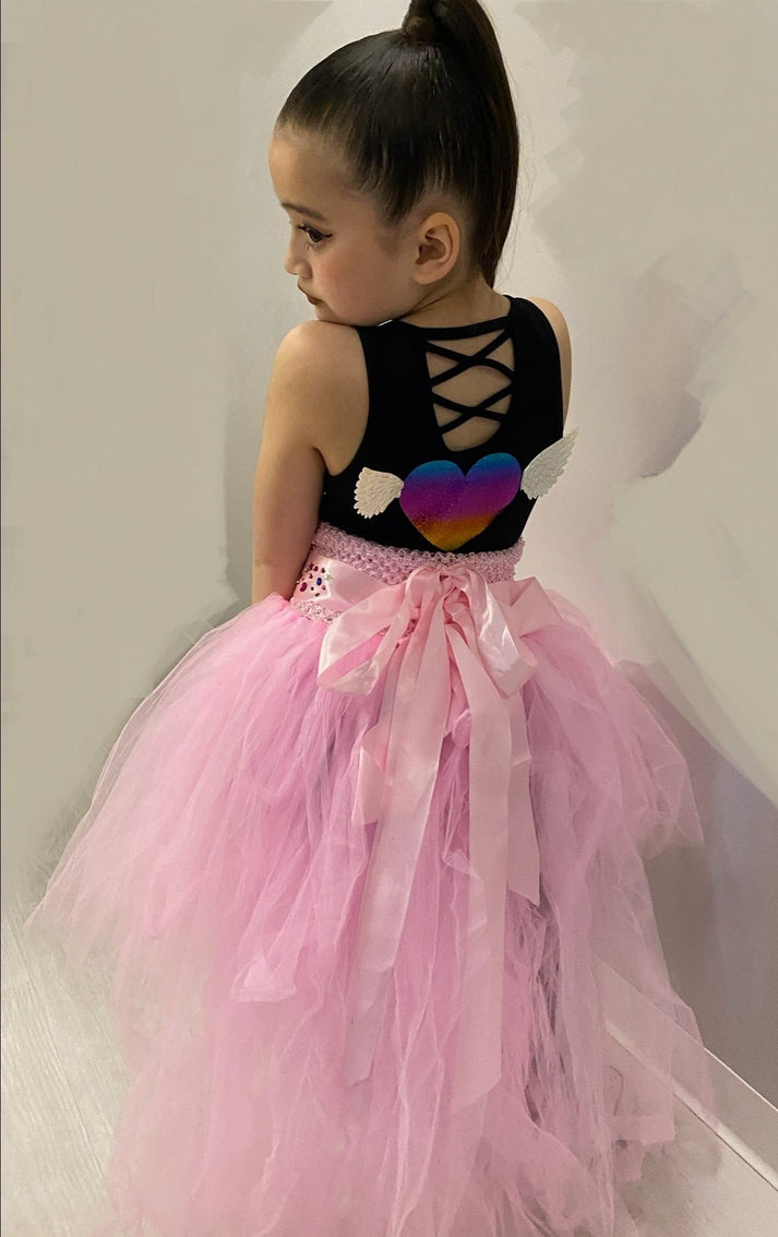 Butterfly Pink High Low Tulle Satin Tutu – On the Go with Princess O