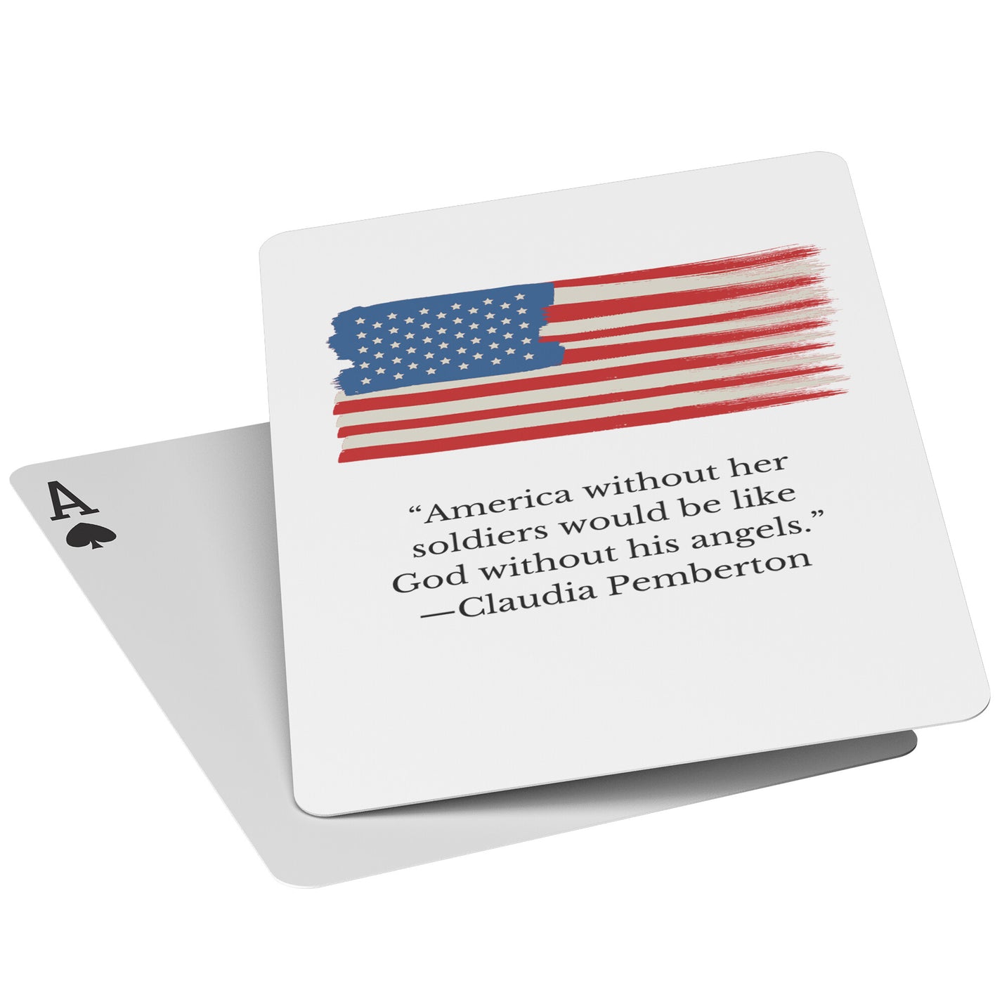 American Flag 52-Card Playing Deck – On the Go with Princess O