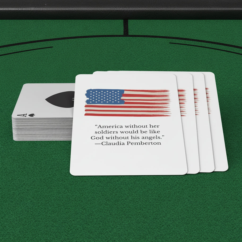 American Flag 52-Card Playing Deck – On the Go with Princess O