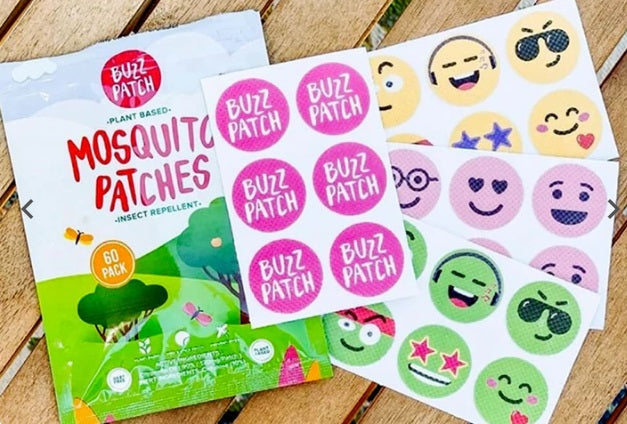 60 BuzzPatch Mosquito Repellent Patches – On the Go with Princess O